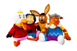 Kwink-handpoppen - set van 4 stoffen poppen voor sociaal-emotioneel ...